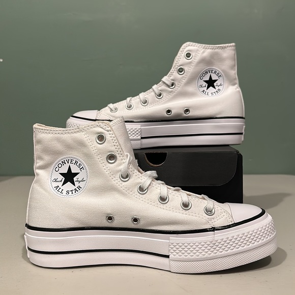 Converse | Shoes | Converse Womens Platform White Sneaker Multiple ...